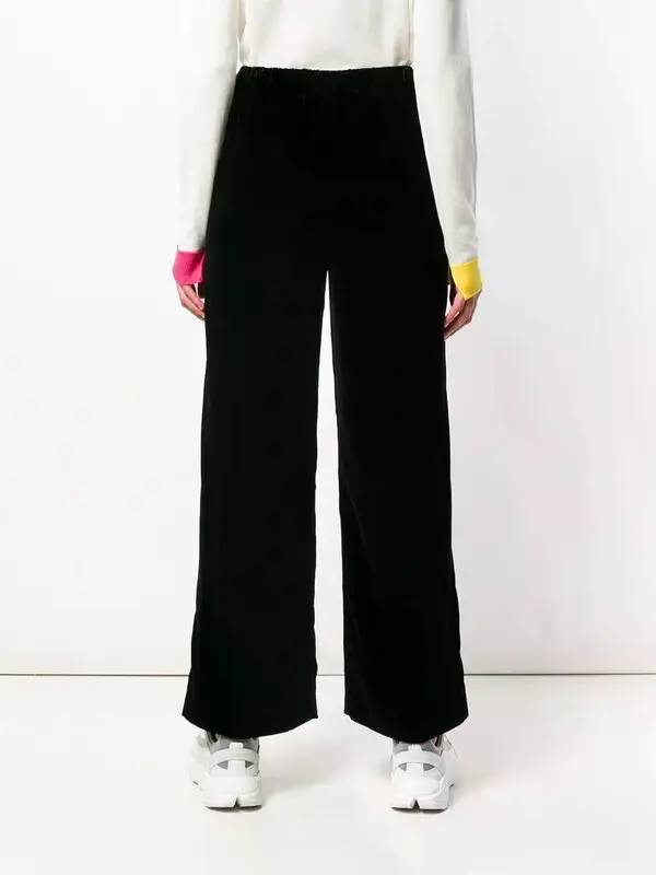 Aspesi Velour Wide-leg Track Pants