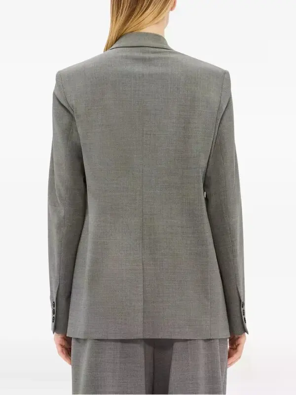 MSGM Single-breasted Blazer - Grey