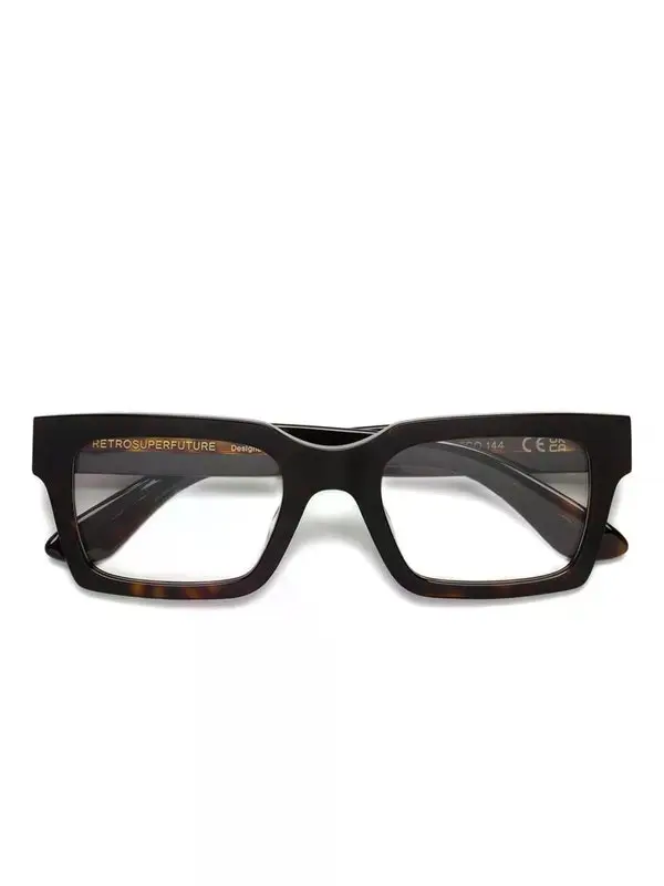 RETROSUPERFUTURE Numero 144 Square-frame Glasses - Brown