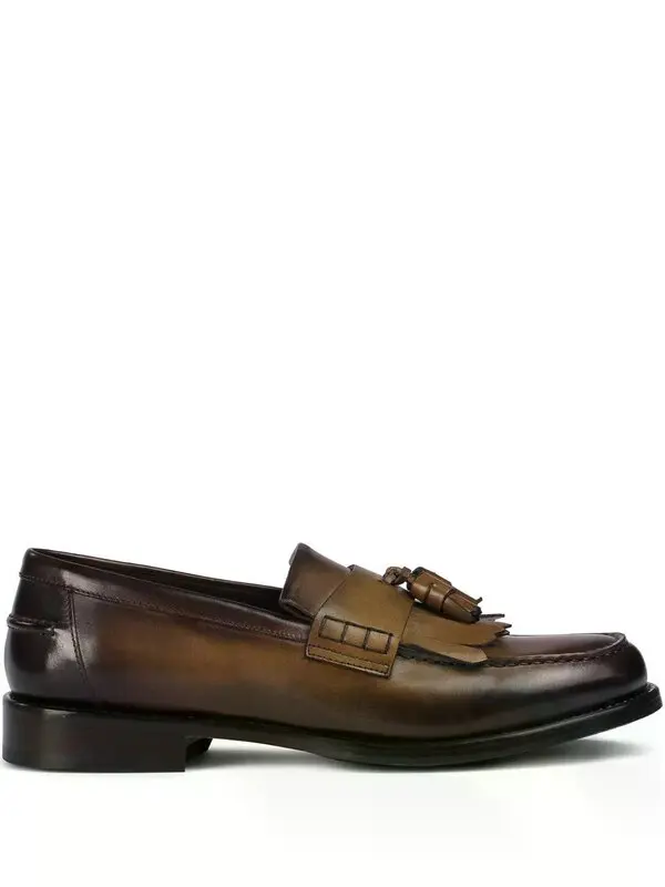DOUCAL'S Tassel-detailing Fringed Loafers