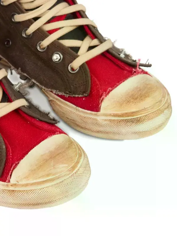 MAISON MARGIELA Loved To Death High-top Sneakers - Brown