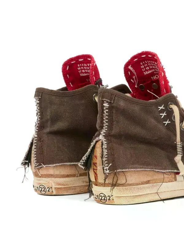 MAISON MARGIELA Loved To Death High-top Sneakers - Brown
