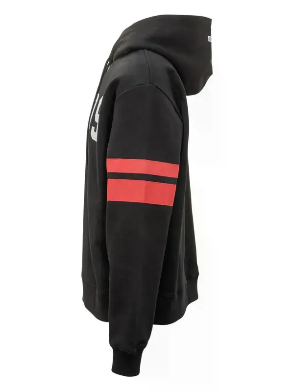 Gcds Hoodie With Stripe Detail