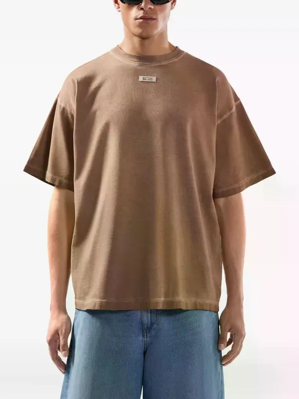 Gcds Logo-detail Cotton T-shirt