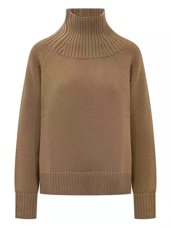 Michael Kors Ribbed Funnel-neck Sweater