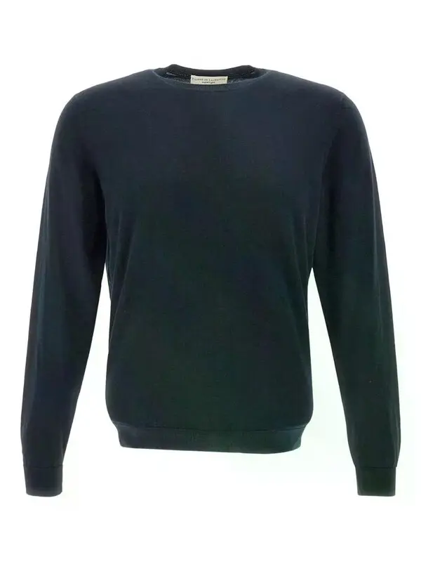 FILIPPO DE LAURENTIIS Cotton Sweater - Blue