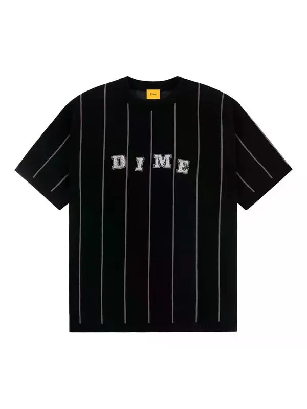 DIME Striped Logo-detail Sweater