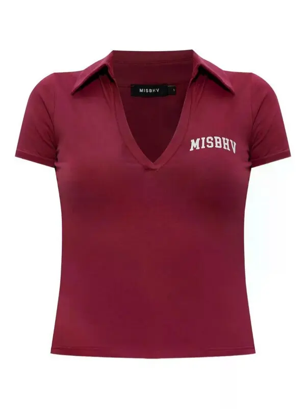 MISBHV V-neck Logo Top
