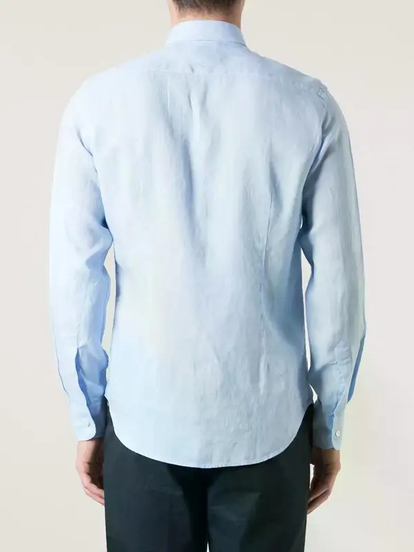 Aspesi Spread Collar Shirt - Blue