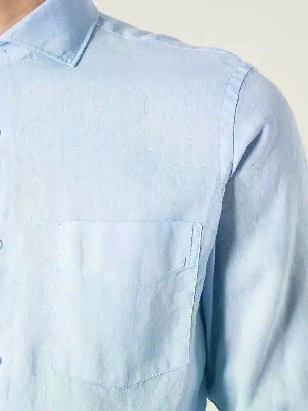 Aspesi Spread Collar Shirt - Blue