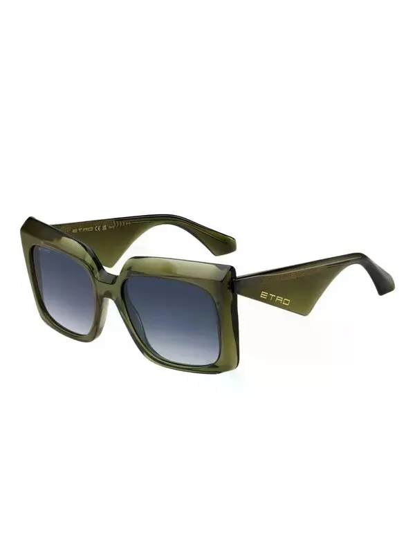Etro Geometric Frame Sunglasses