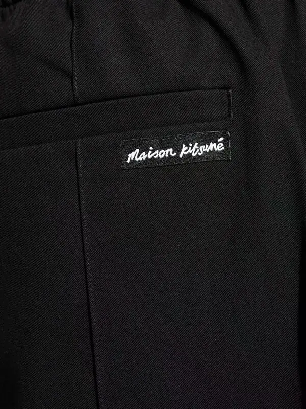 Maison Kitsuné Logo-patch Pants