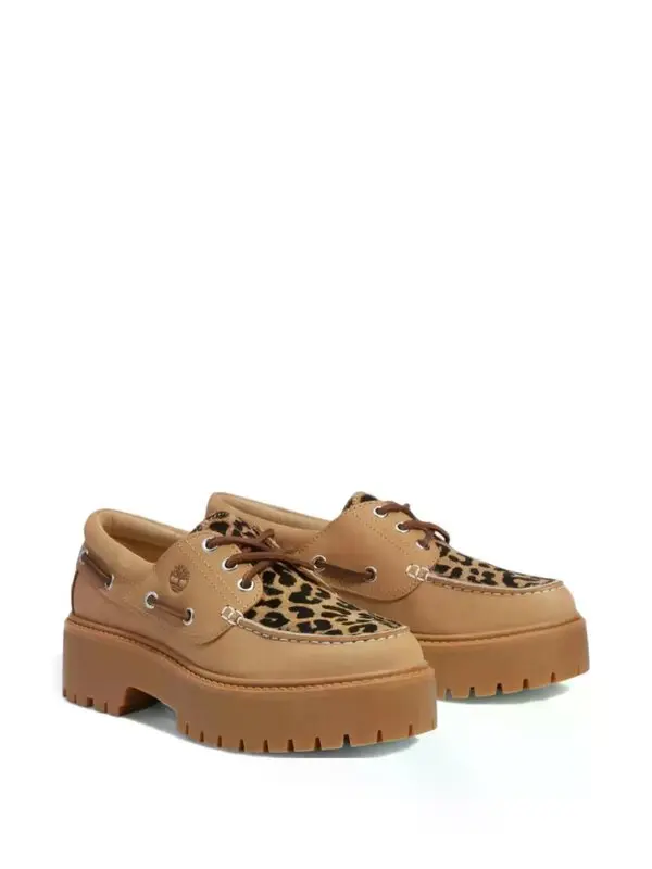 Timberland Leopard-print Loafers - Neutrals