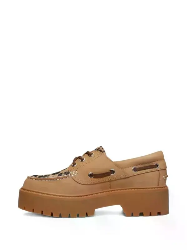Timberland Leopard-print Loafers - Neutrals