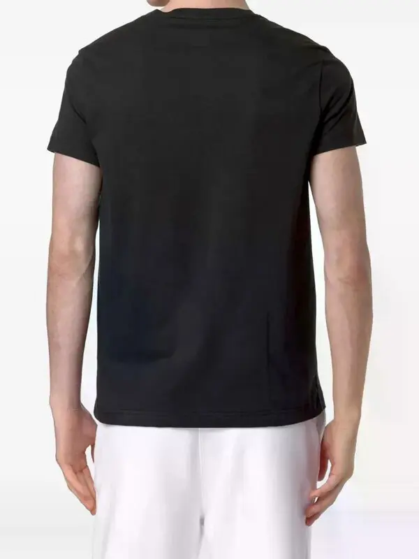 K-WAY Logo-embroidered Crew-neck T-shirt - Black