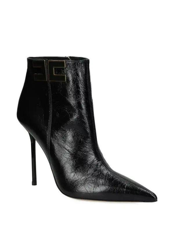 Elisabetta Franchi Logo-plaque Heeled Boots