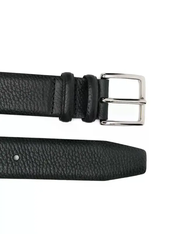 ORTIGNI Textured Leather Belt