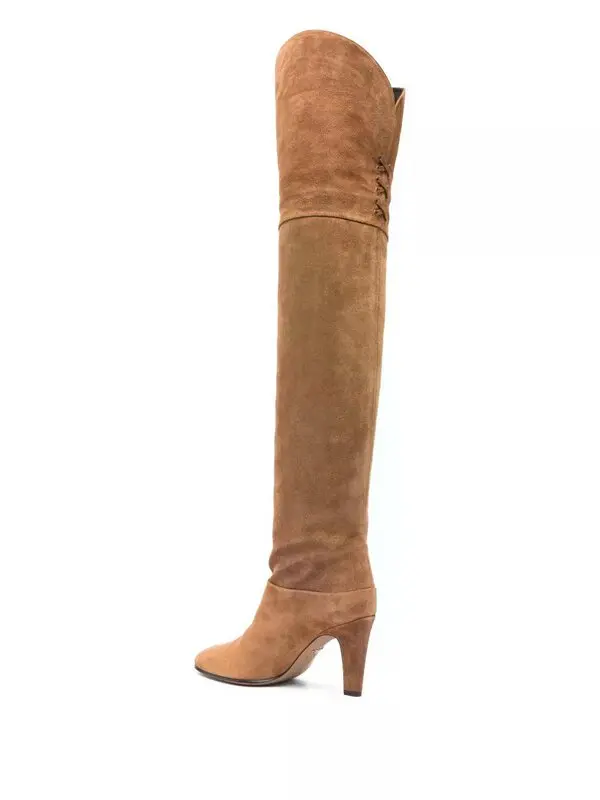 Chloé 90mm Suede Over-the-knee Boots