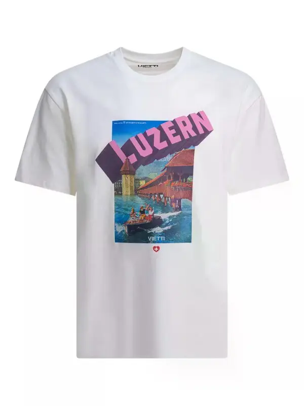 VIETTI MERCHANDISE Luzern Graphic-print T-shirt - White