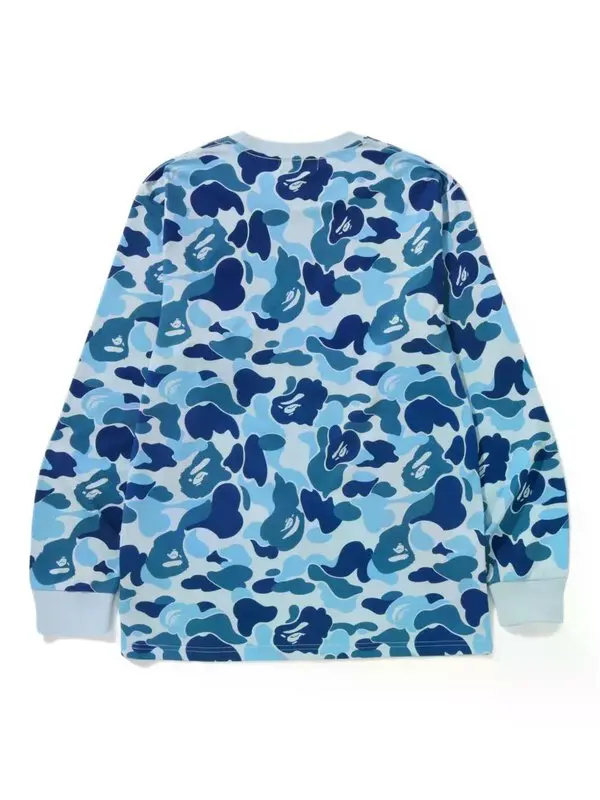 A BATHING APE Camouflage-print Long Sleeve T-shirt