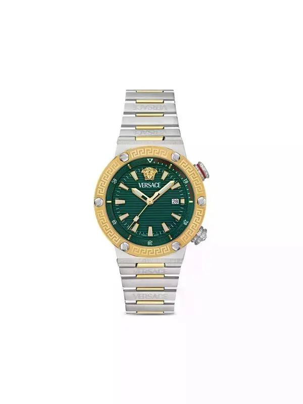 Versace Stainless Steel 43mm Bracelet Watch - Green