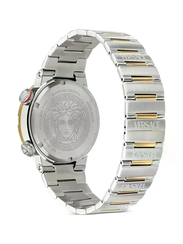 Versace Stainless Steel 43mm Bracelet Watch