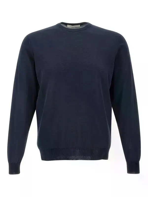 FILIPPO DE LAURENTIIS Cotton Sweater - Blue