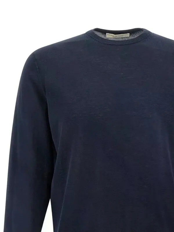 FILIPPO DE LAURENTIIS Cotton Sweater - Blue