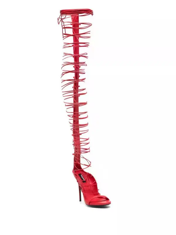Dsquared2 Lace-up Stiletto Sandals