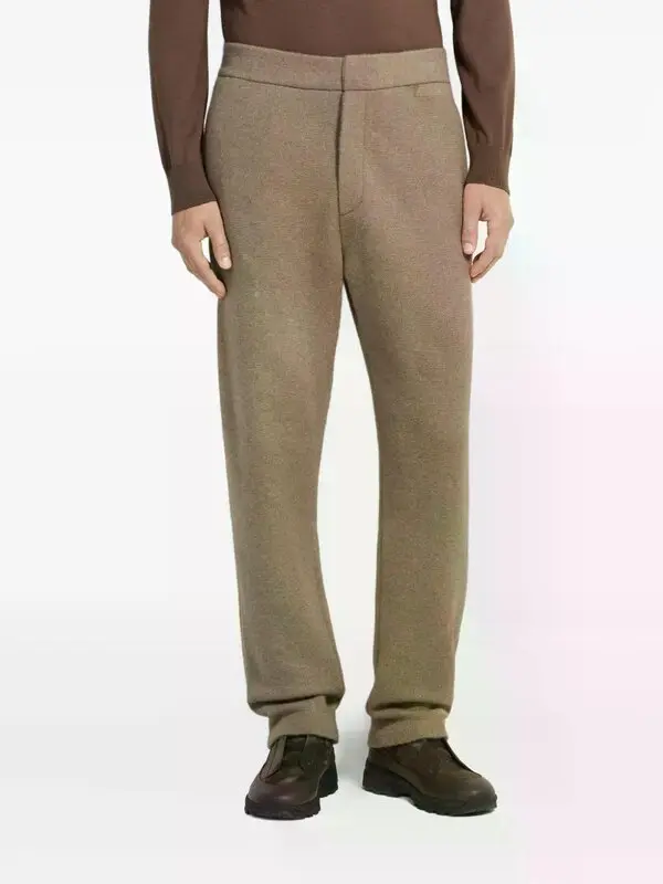 Zegna Cashmere Trousers - Brown