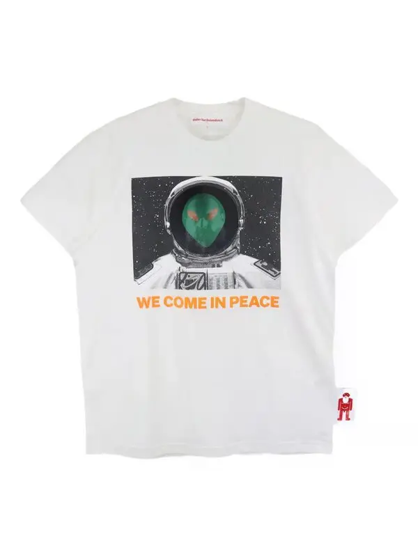 WALTER VAN BEIRENDONCK W-space T-shirt - Neutrals