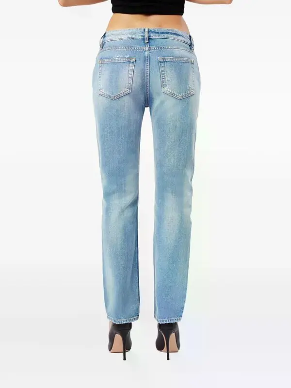 NO44 Straight Fit Distressed Jeans