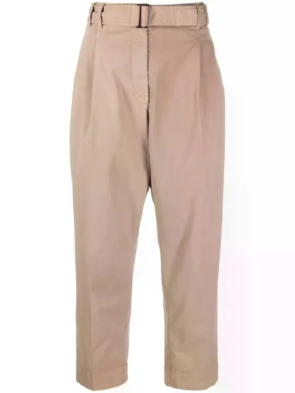Brunello Cucinelli Belted Straight-leg Chinos