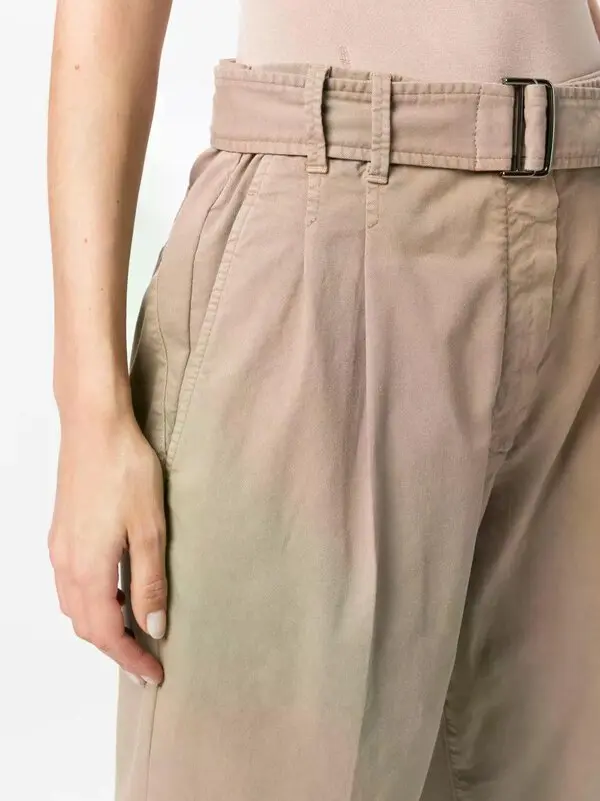 Brunello Cucinelli Belted Straight-leg Chinos