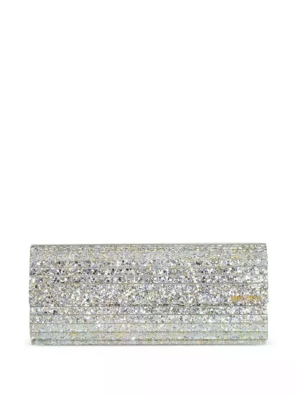 JIMMY CHOO Sweetie Clutch Bag - Silver