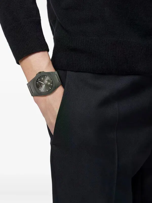Versace Antares Greek Key 40mm Watch - Grey