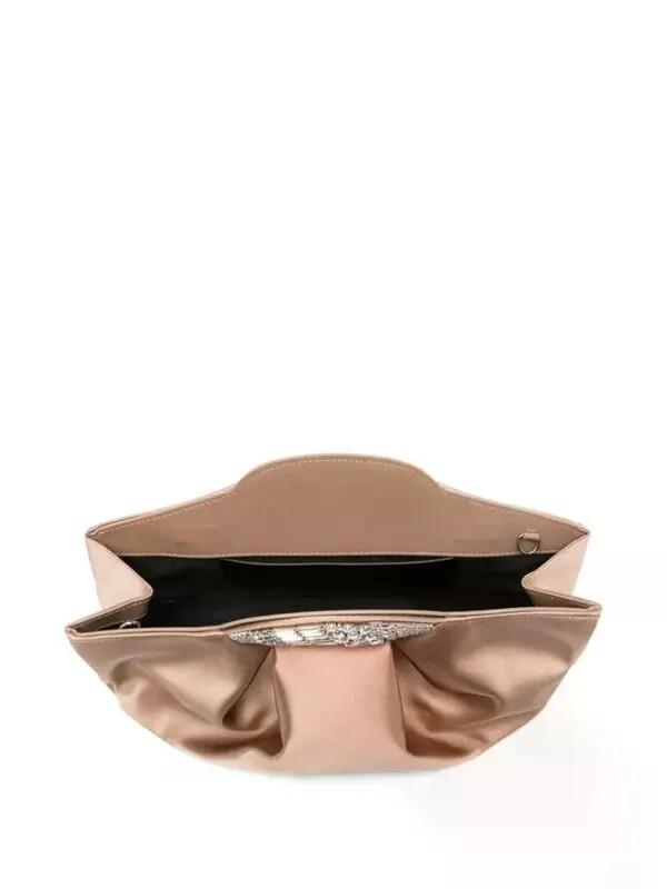 GIUSEPPE ZANOTTI Crystal-embellished Clutch - Neutrals
