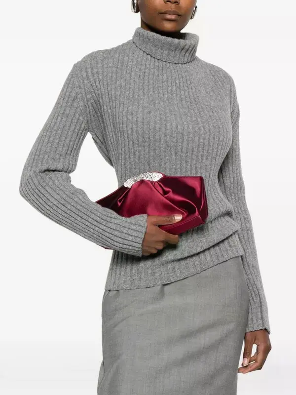GIUSEPPE ZANOTTI Crystal Embellished Clutch Bag