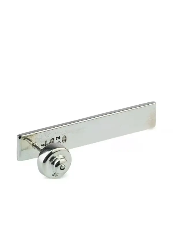 PARTS OF FOUR Rectangle Shape Earring - Silver