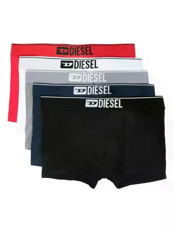 DIESEL® Logo-waistband Boxers - Red
