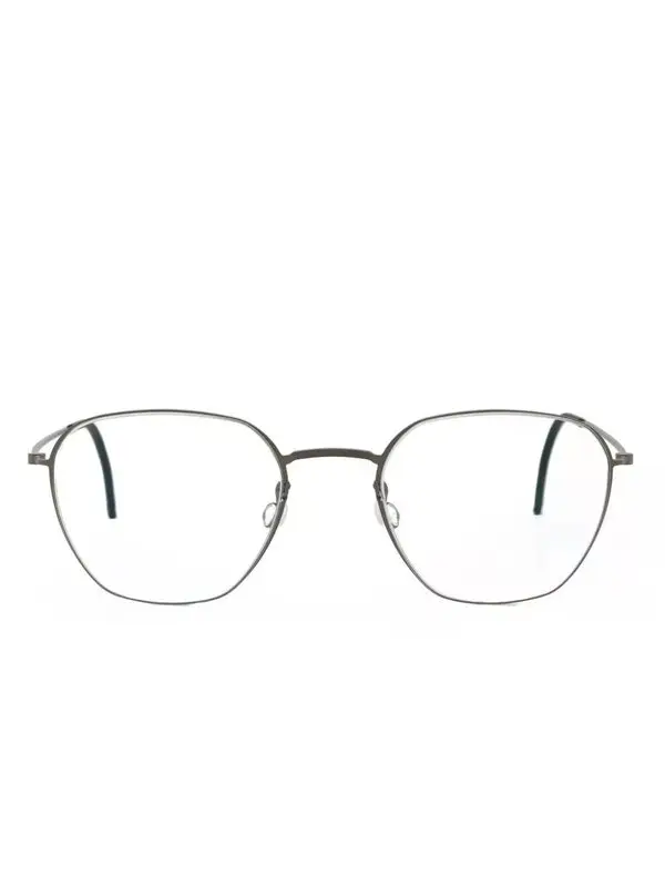 LINDBERG 5534 Round-frame Eyeglasses - Grey