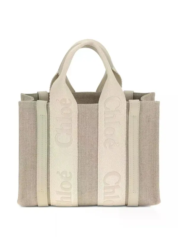 Chloé Small Woody Tote - Neutrals