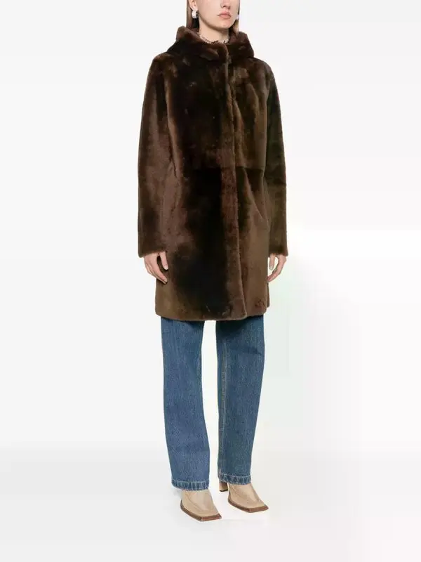 ARMA Sama Sheepskin Coat - Brown