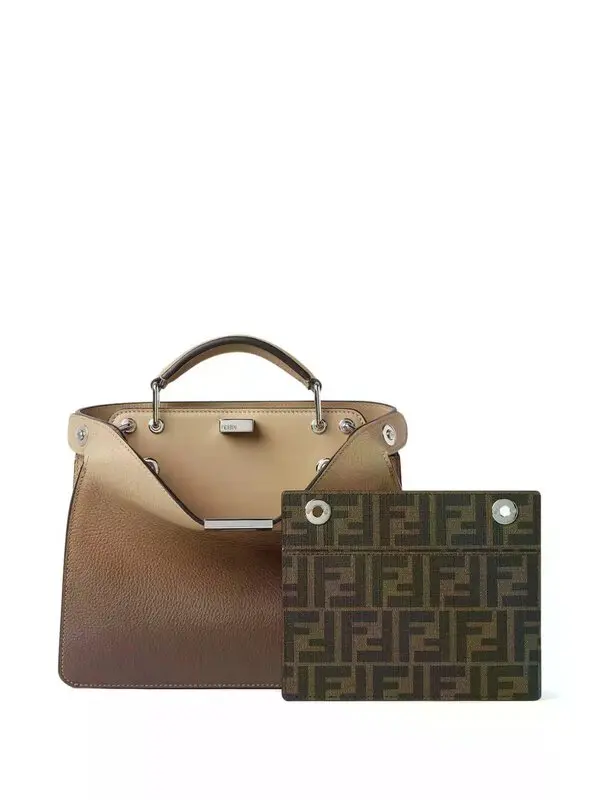 Fendi Small Peekaboo Iseeu Shoulder Bag - Neutrals