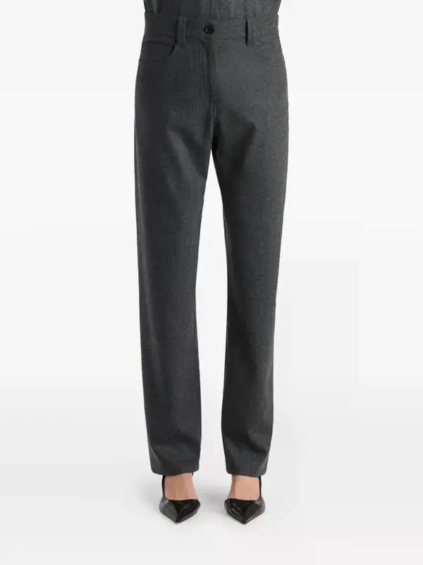 Khaite Callum Button Trousers - Grey