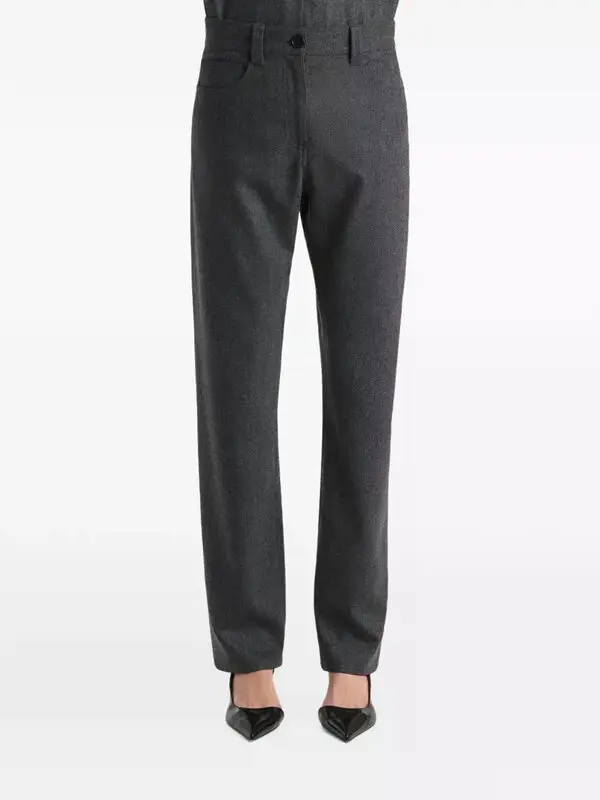Khaite Callum Button Trousers - Grey