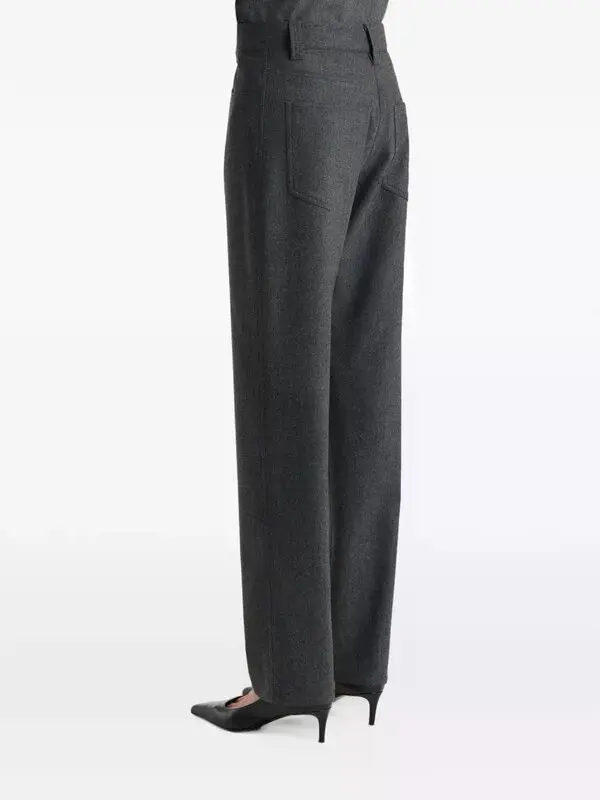 Khaite Callum Button Trousers - Grey
