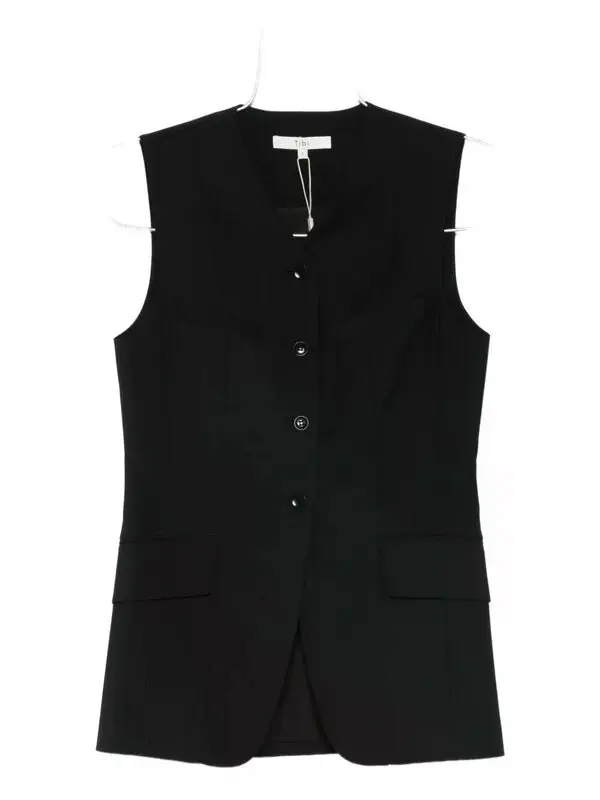 Tibi V-neck Waistcoat