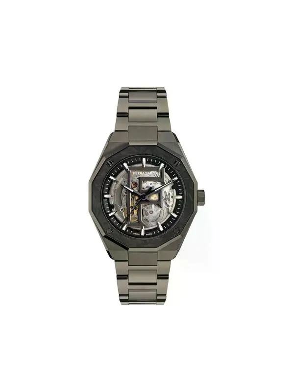 FERRAGAMO Geometric-case 40mm - Grey