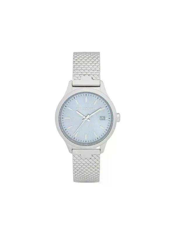 TRUSSARDI Mesh Chain 36mm Watch - Grey